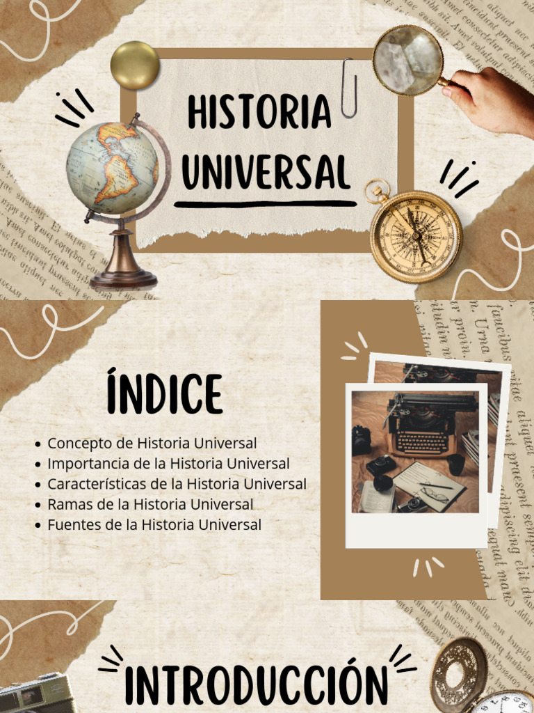 Historia Universal: Conceptos y Ramas | PDF | Civilización | Science