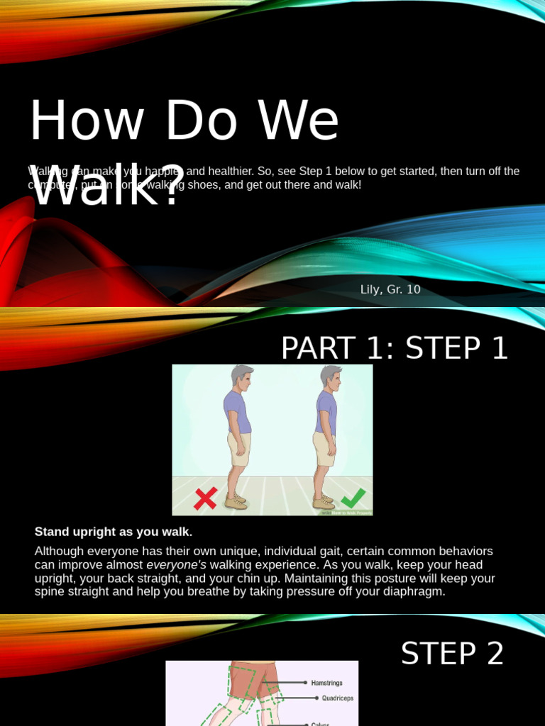 How Do We Walk | PDF | Walking | Running