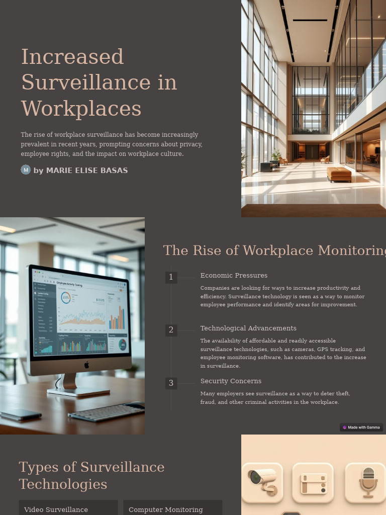 Increased Surveillance in Workplaces | PDF | Surveillance | Closed ...