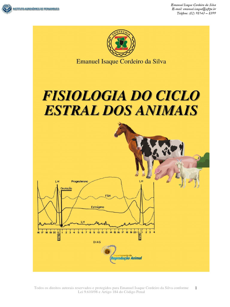 Fisiologia Do Ciclo Estral Dos Animais | PDF | Hormônio luteinizante | Estrogênio