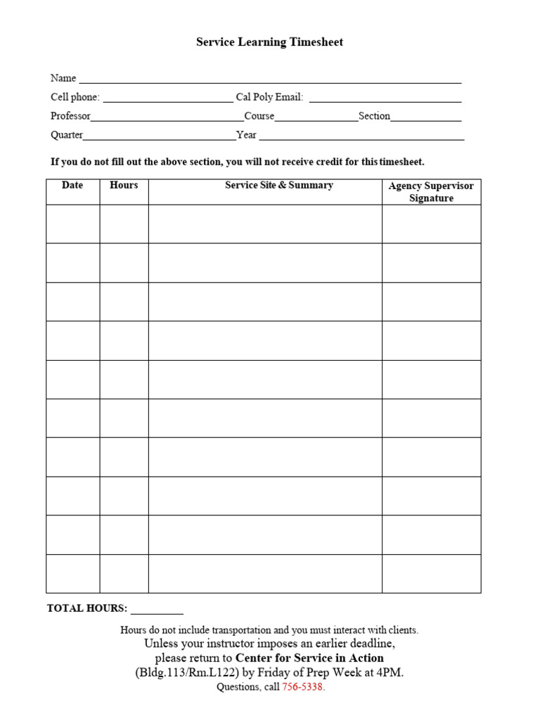 SL Timesheet, Updated | PDF
