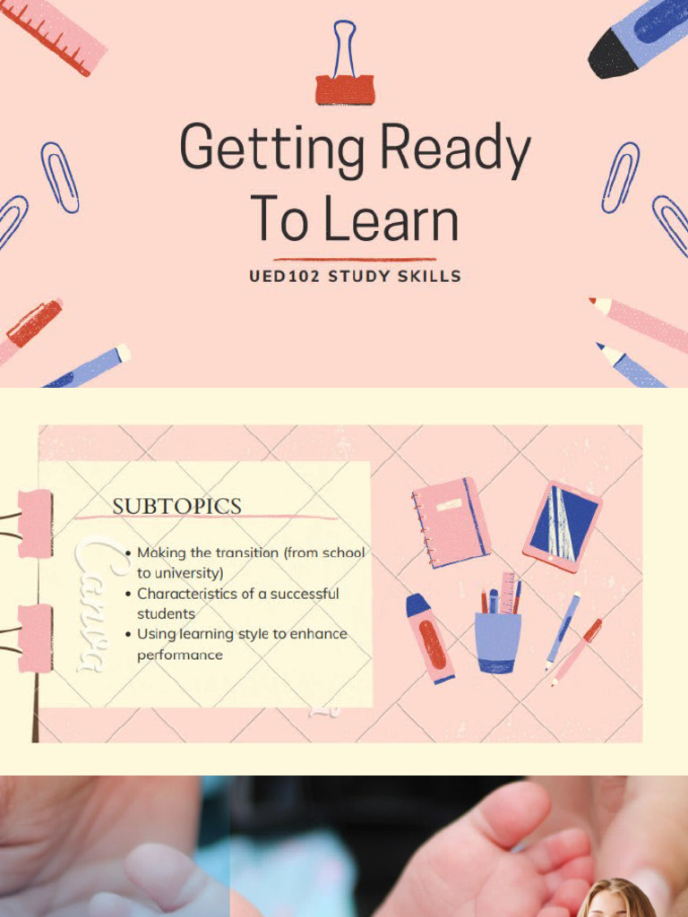 UED102 - Getting Ready To Learn - Week 2 | PDF | Lifestyle