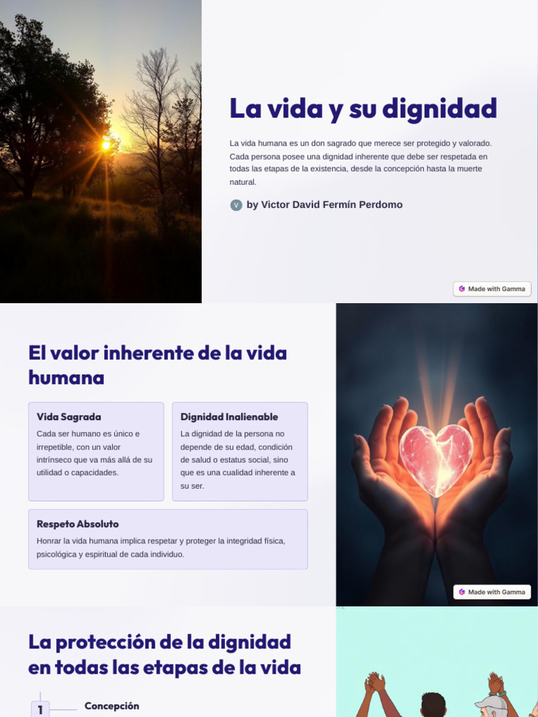 La Vida y Su Dignidad | PDF | Dignidad | Adultos