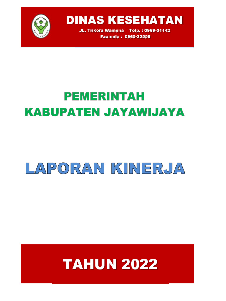 Laporan LKJ Dinas Kesehatan | PDF