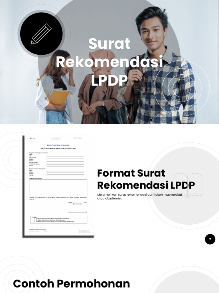 PDF Presentasi Surat Rekomendasi LPDP | PDF