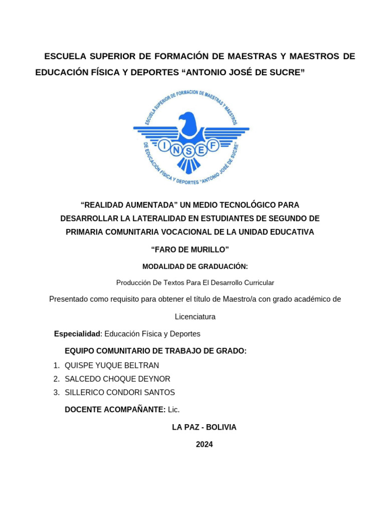 Diseño Metodologico Pec-Faro de Murillo-2024 | PDF | Investigación de acción participativa ...