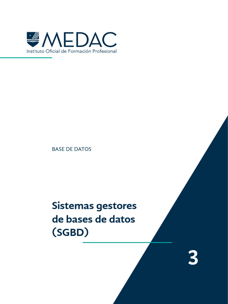 PDF. Base de Datos. Tema 3 | PDF | Bases de datos | Mi sql