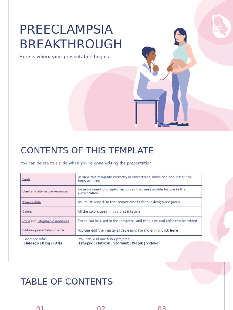 Preeclampsia Breakthrough by Slidesgo | PDF | Clinical Trial | Phases Of Clinical Research