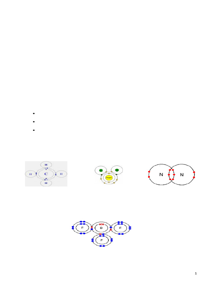 2.b Covalent Bonding - Chemistry Unit I | PDF | Chemical Bond ...