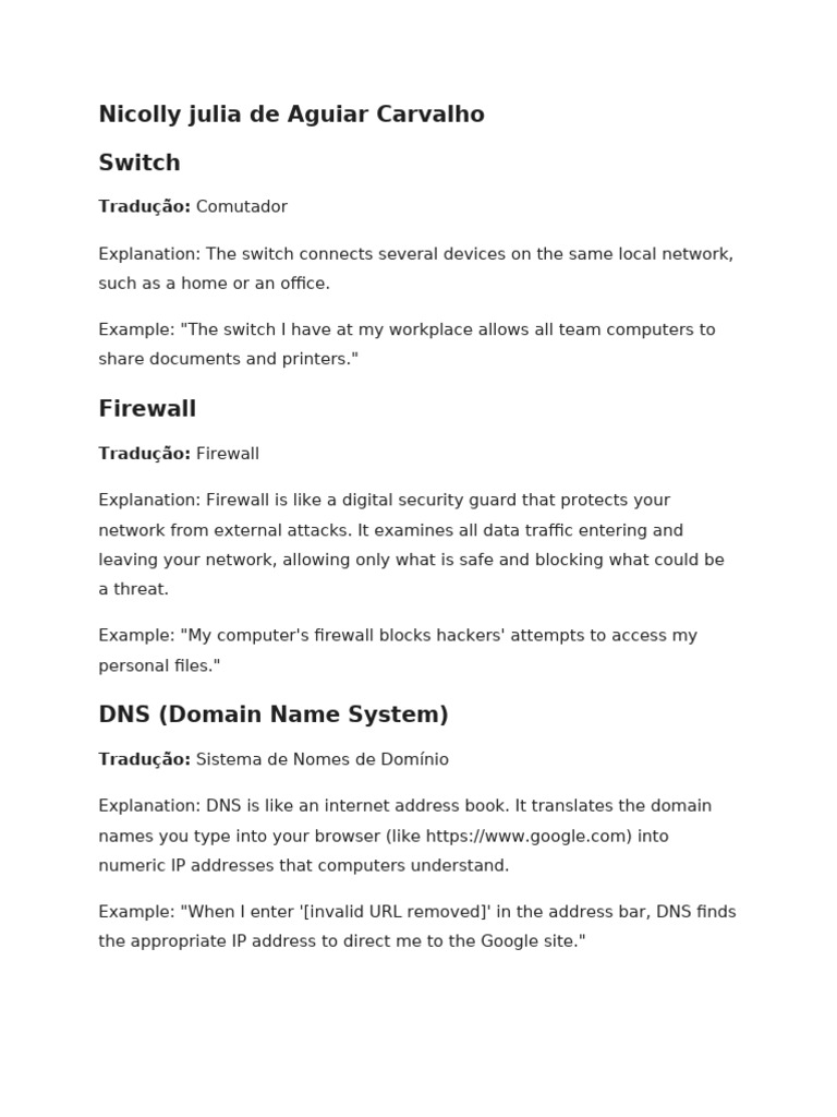 atividade ingles | PDF | Computer Network | File Transfer Protocol