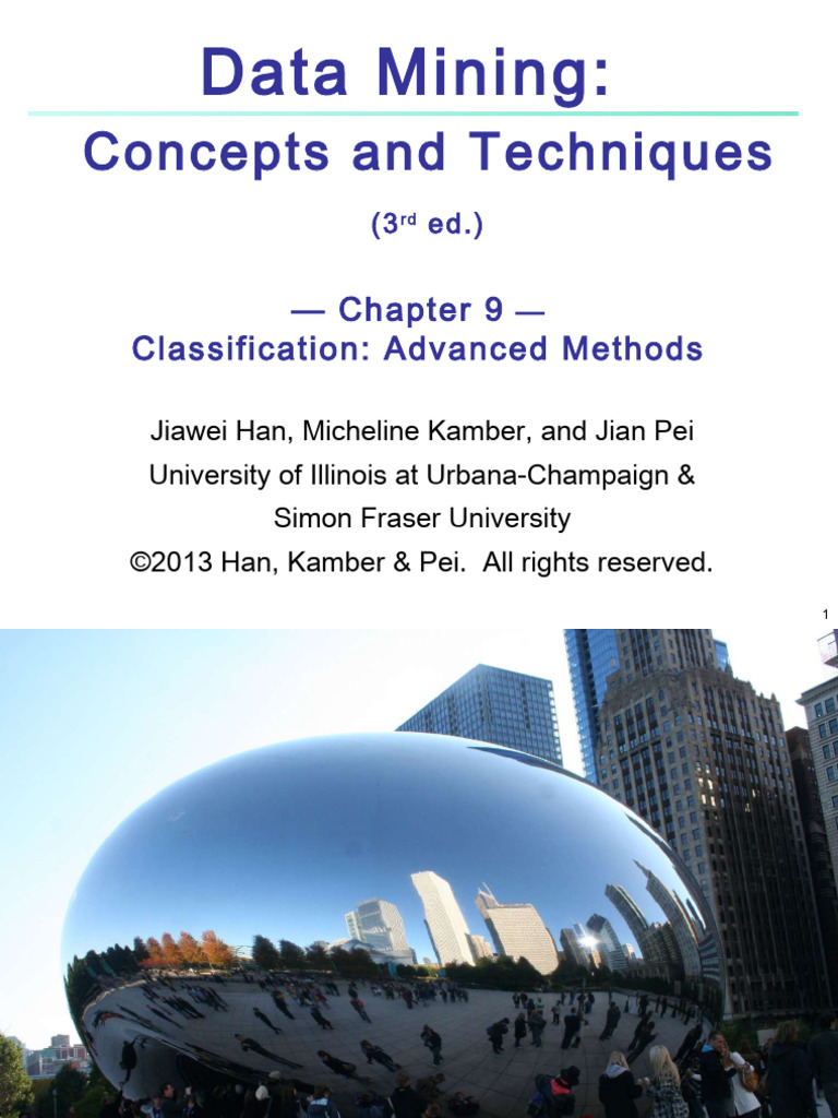 Data Mining, Advance Methods | PDF | Support Vector Machine | Statistical Classification