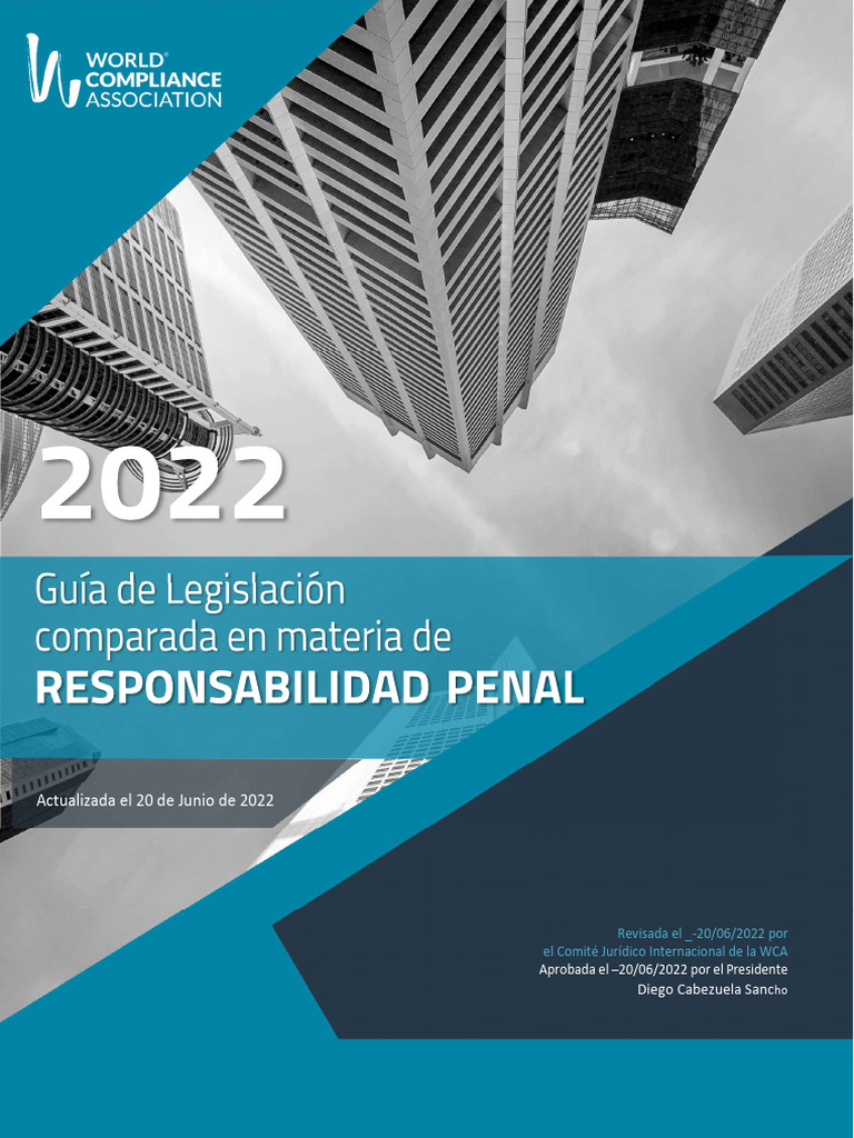 Guia de Legislación Comparada en Materia de Responsabilidad Penal 2022 ...