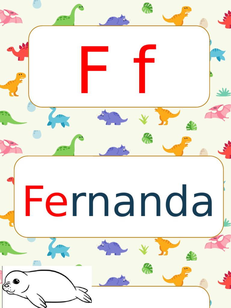 Lectura de Palabras Con F | PDF