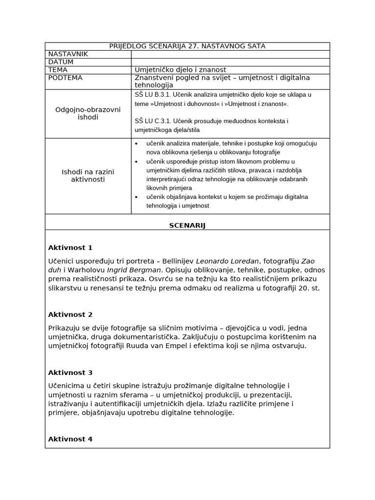027 LU3 Umjetnost+i+znanost Umjetnost+i+digitalna+tehnologija | PDF