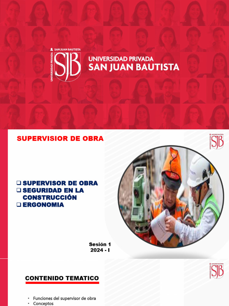 Supervisor de Obra: Funciones y Seguridad | PDF | Factores humanos y ...