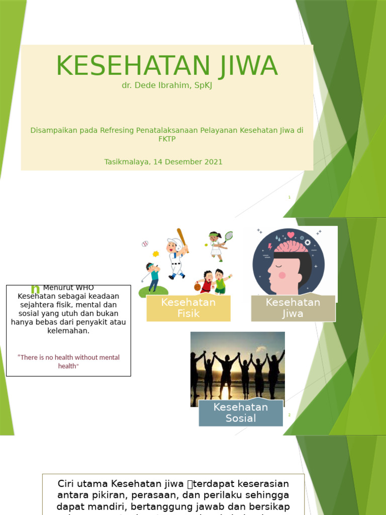 Kesehatan Jiwa Dinkes | PDF