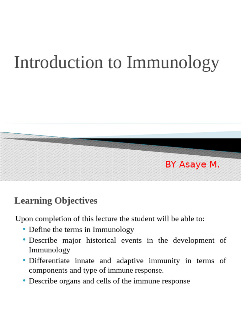2 Immunology | PDF | Immune System | Innate Immune System