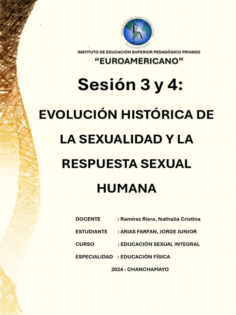 Sesion 3 y 4. Jorge | PDF | Orgasmo | La sexualidad humana