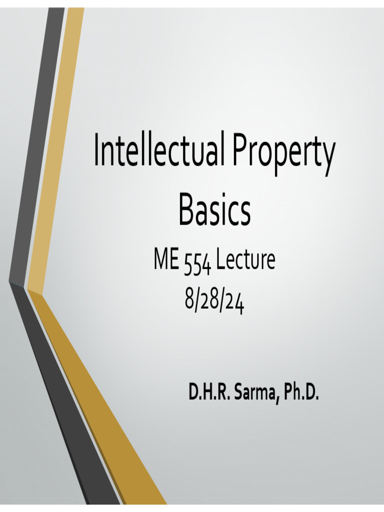 ME 554 Lecture 1 | PDF | United States Patent And Trademark Office ... ME 554 Lecture 1 | PDF | United States Patent And Trademark Office ...