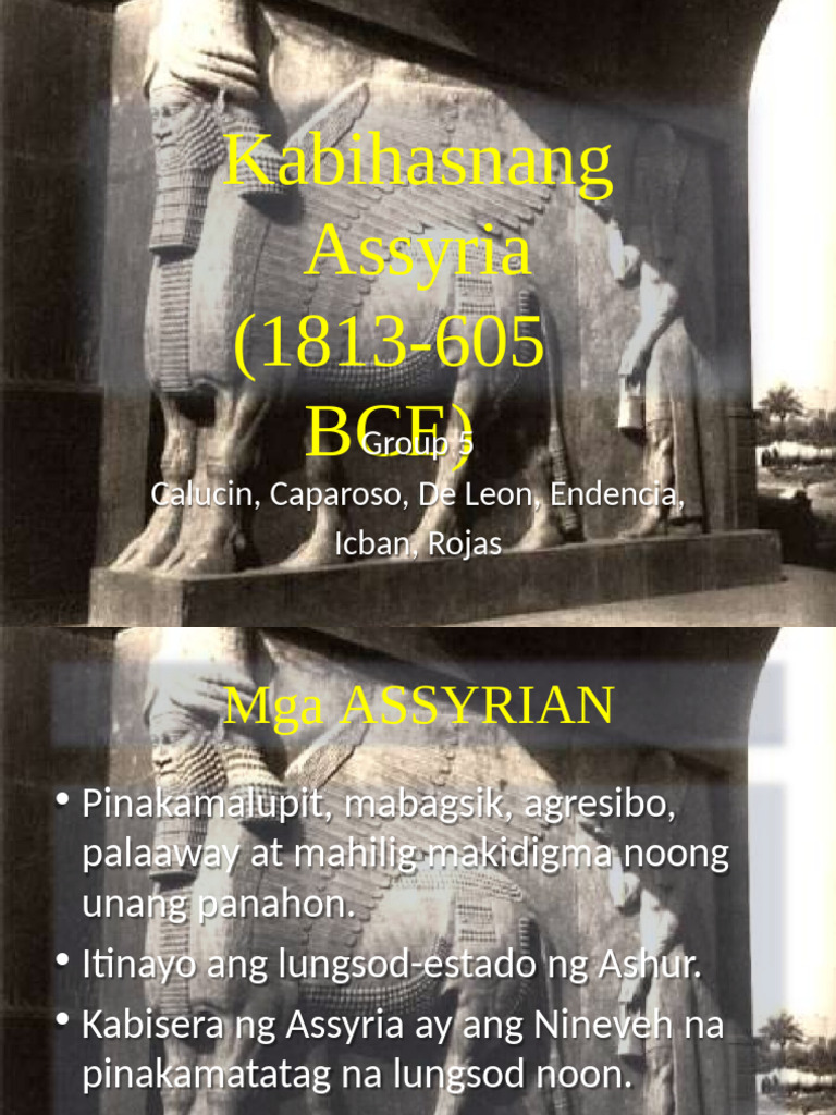 Kabihasnang Assyria | PDF