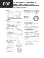 TSA, CSA, and Volume Formulas Guide | PDF