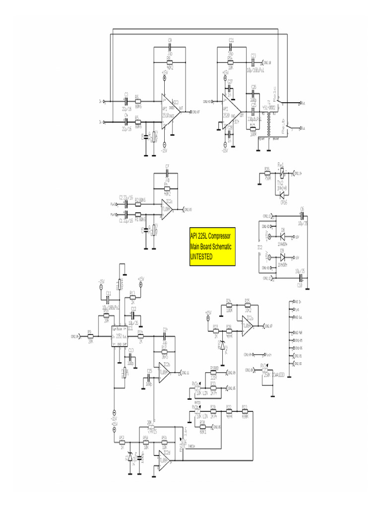 225L Schematic (Untested) | PDF