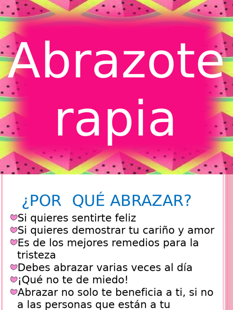 Abrazo Tera Pia | PDF | Relaciones personales, crianza y desarrollo personal