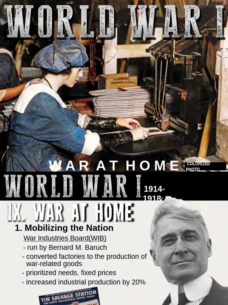 Impact of WWI on American Society | PDF | Labour Economics | Southern ...