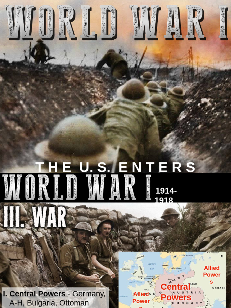 02A WWI US Enters | PDF | U Boats | Allies Of World War I