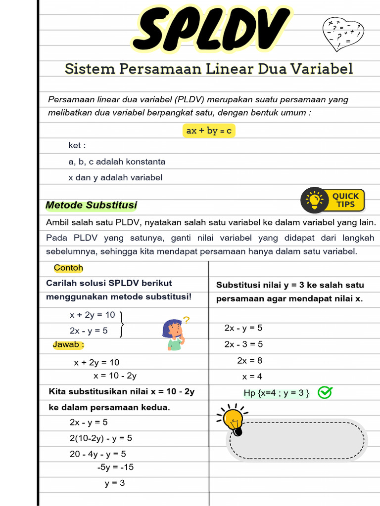Materi SPLDV | PDF