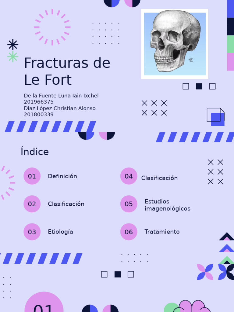 Fracturas de Le Fort | PDF | Medicina CLINICA | Sistema esquelético