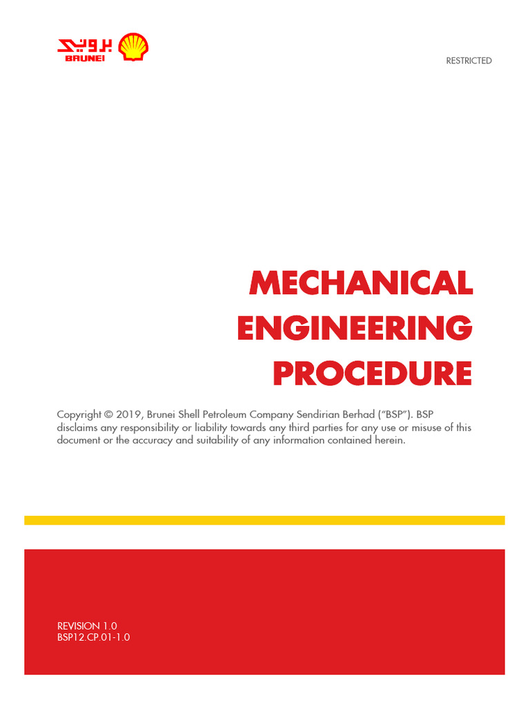 BSP12.CP.01 - Mechanical Engineering Procedure | PDF | 3 D Modeling ...