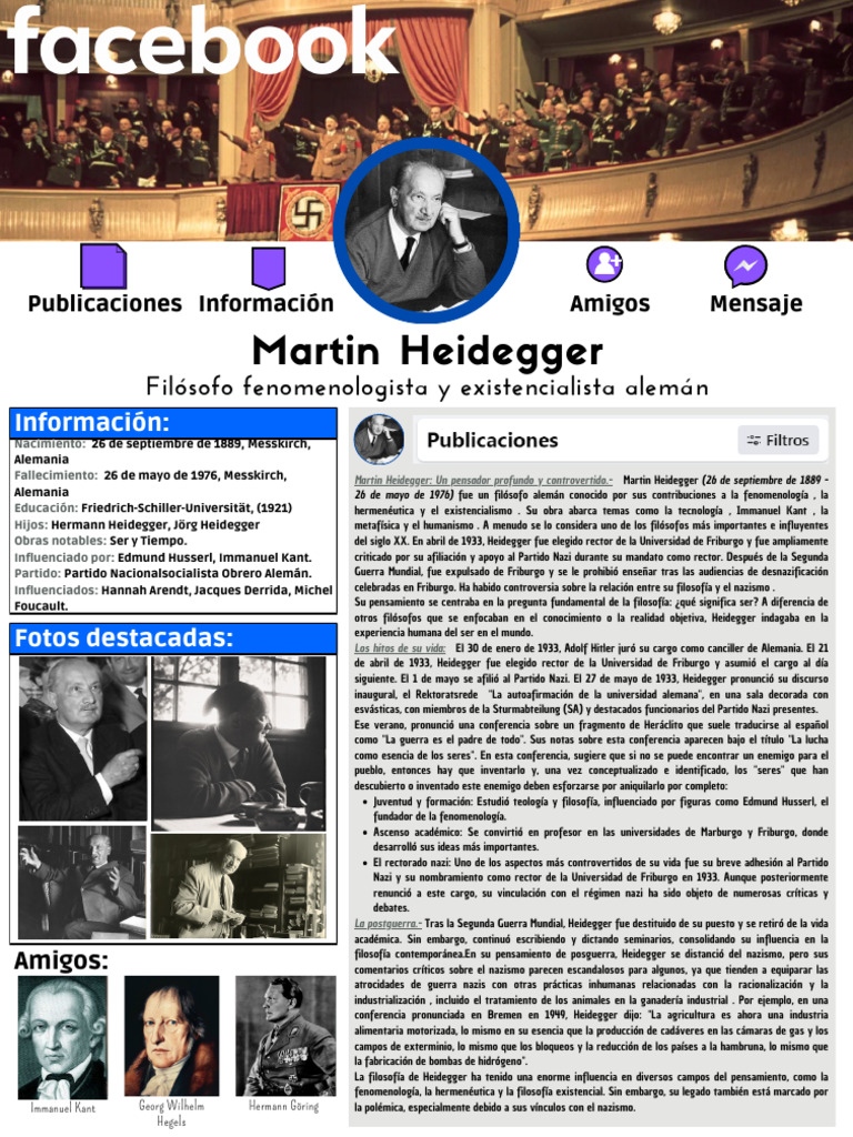 Filósofos Educadores: Heidegger y Piaget | PDF | Martin Heidegger ...