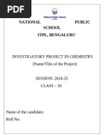 Chemistry FRONT PAGE DESIGN | PDF
