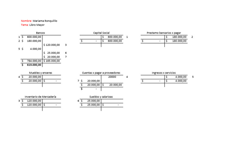 Libro Mayor | PDF | Home & Garden