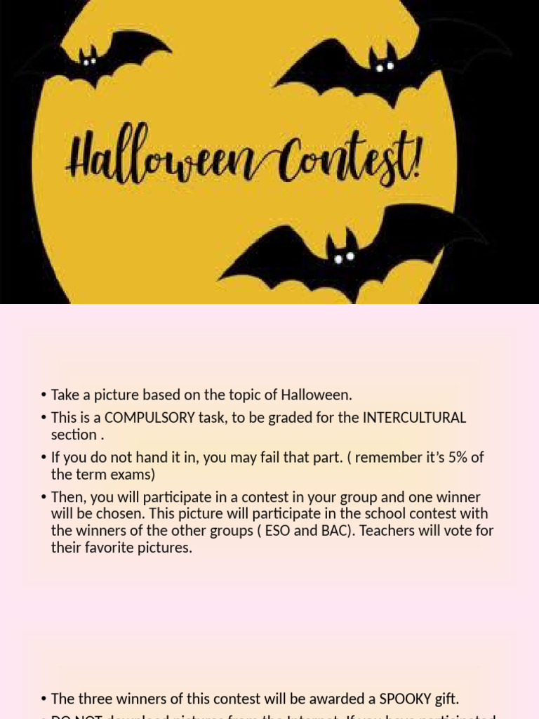 Halloween Contest 24-25 | PDF