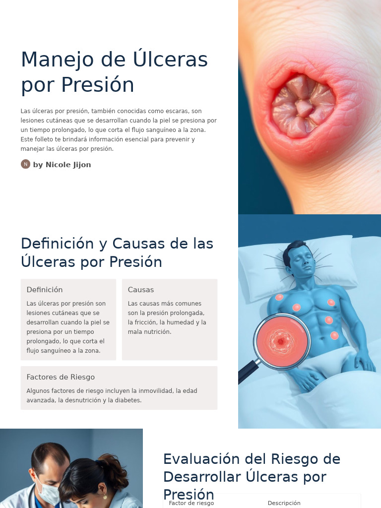 Manejo de Ulceras Por Presion | PDF | Herida | Nutrición
