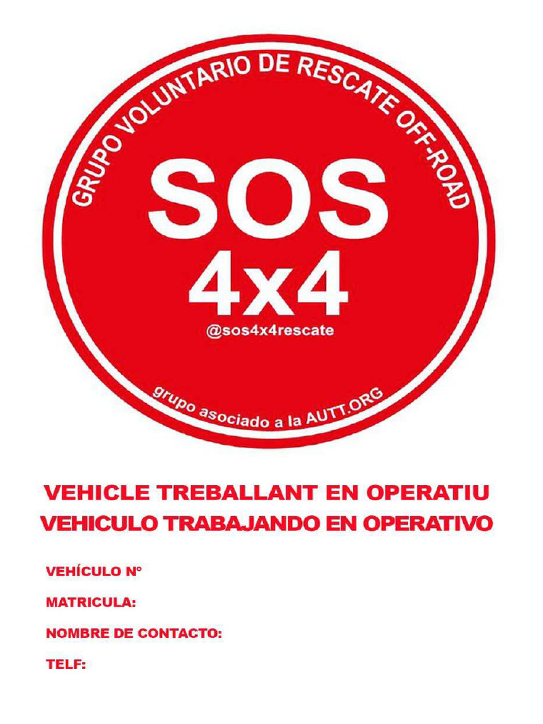 Cartel Sos 4X4 | PDF