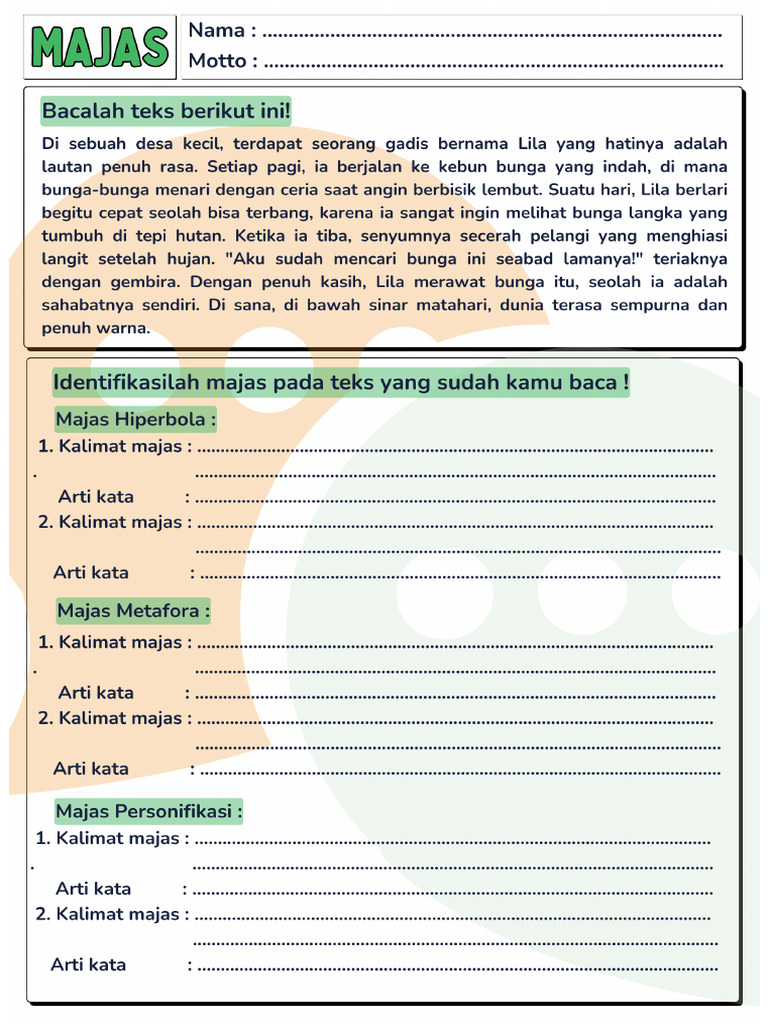LKPD Identifikasi Majas | PDF