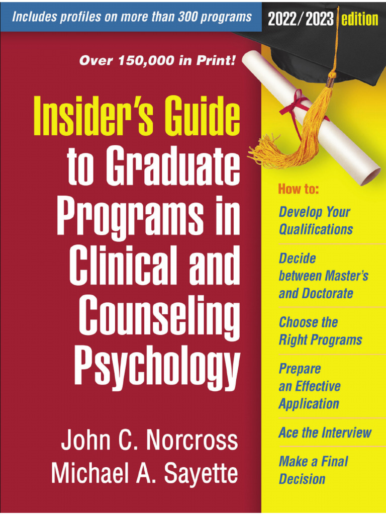 Guide To Programs in Counseling | PDF | Psychology | Psychologist