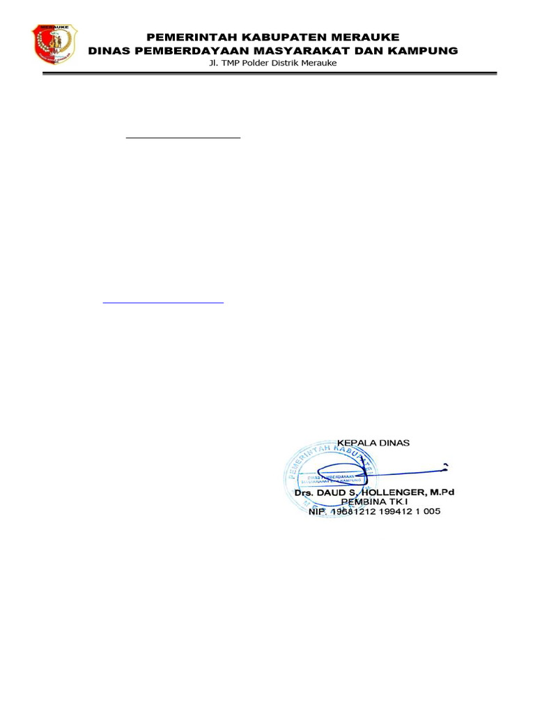 Surat Pemberitahuan Kusioner IPKP DPMK 2024 | PDF