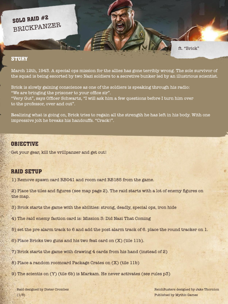 Solo Raid 02 - Brick Panzer v01 - 32 | PDF