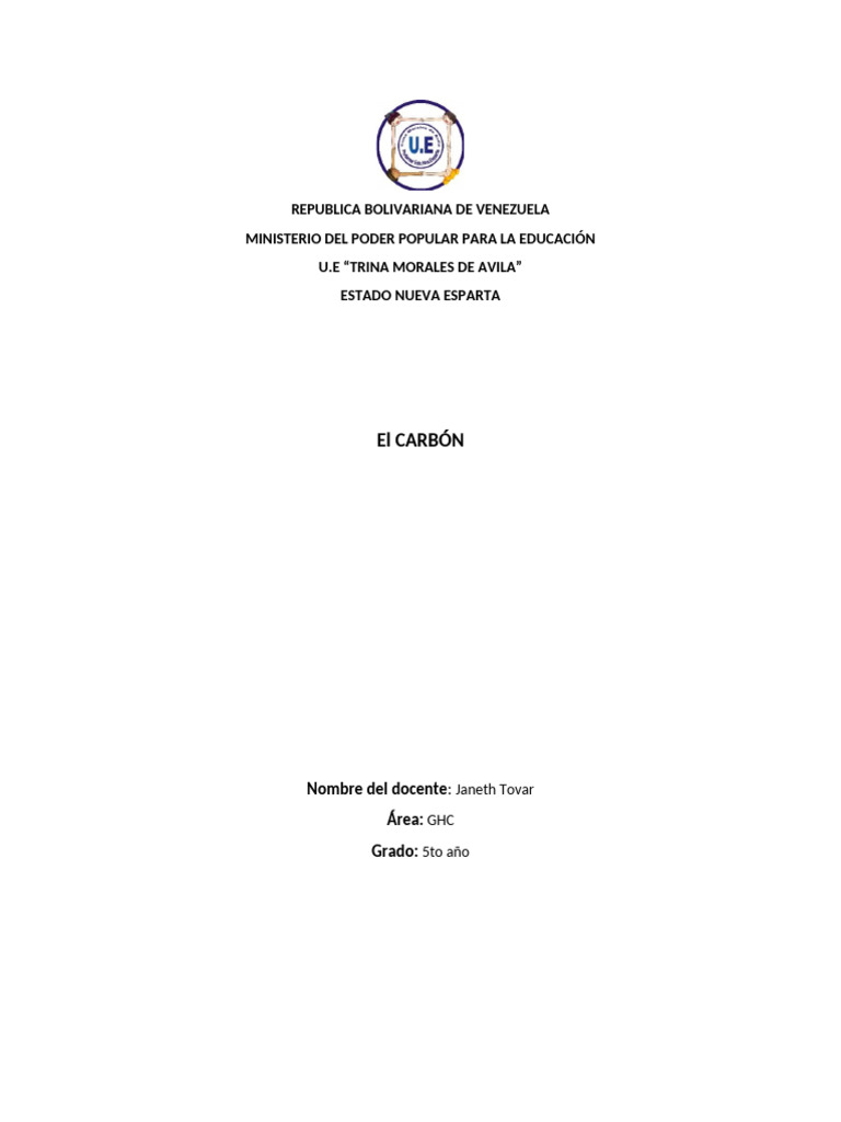 2-GHC El Carbon | PDF | Carbón | Combustibles