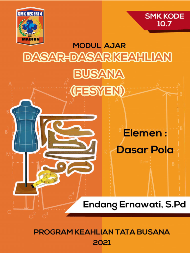 Modul Ajar Dasar Pola Endang Ernawati | PDF | Karier & Perkembangan | Seni