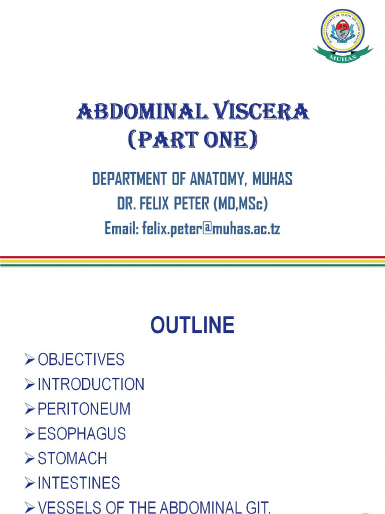 Abdominal Viscera 2021 Class-1 | PDF