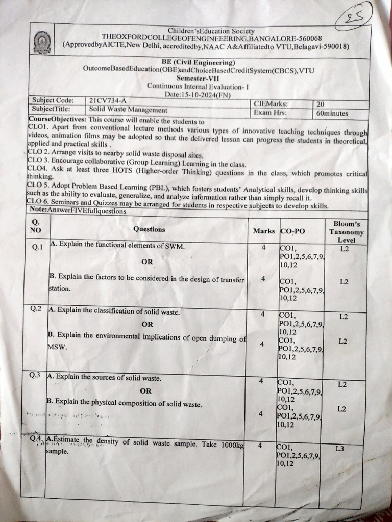 Solid Waste Management | PDF | Municipal Solid Waste | Waste