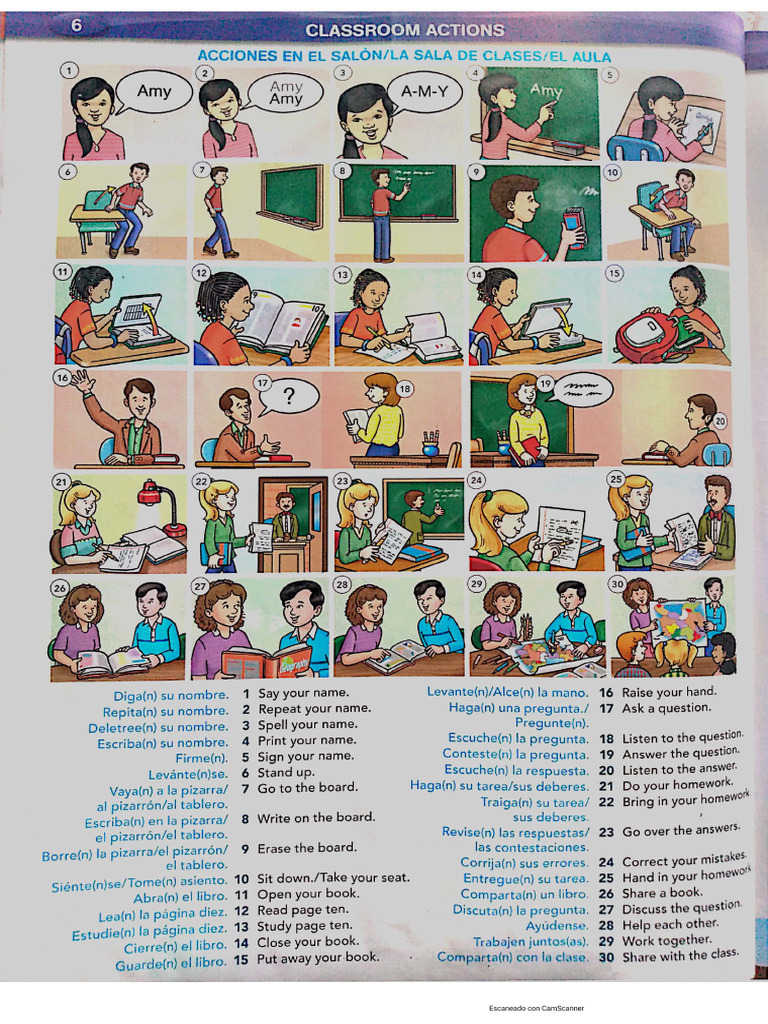 Classroom Actions | PDF