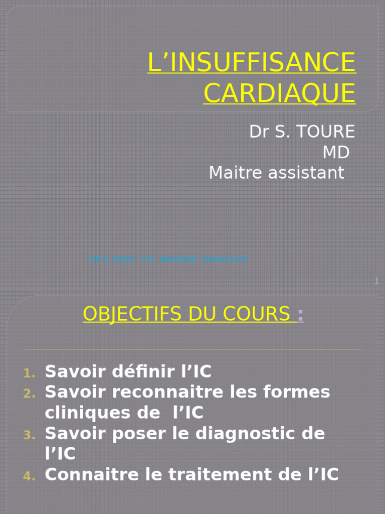 Comprendre l'Insuffisance Cardiaque | PDF | Insuffisance cardiaque | Cœur