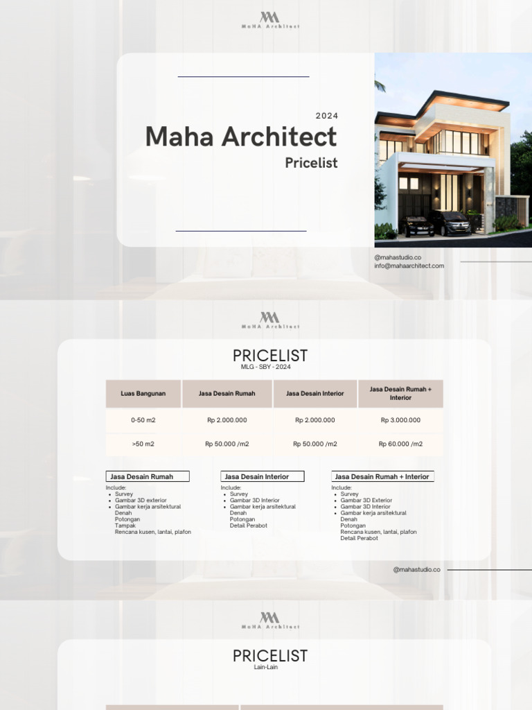 Maha - Pricelist MLG | PDF