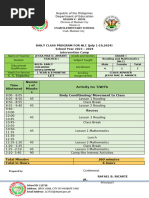 Sample-ILE Class Program | PDF | Learning | Behavior Modification